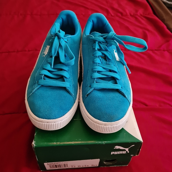 Puma | Shoes | Puma Suede Classic Blue | Poshmark